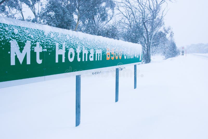 Mt Hotham in Winter stock photo. Image of white, australia - 56889784