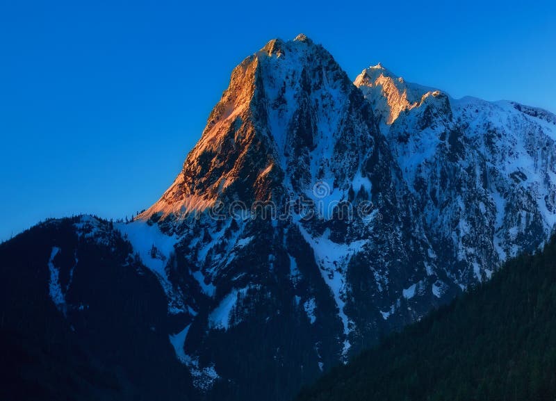 Mt. Index, Washington State Stock Image - Image of landscape, central ...