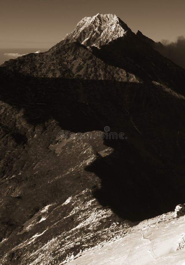 Mt. Jade - the Highest Mountain in Southeast Asia Stock Photo - Image ...