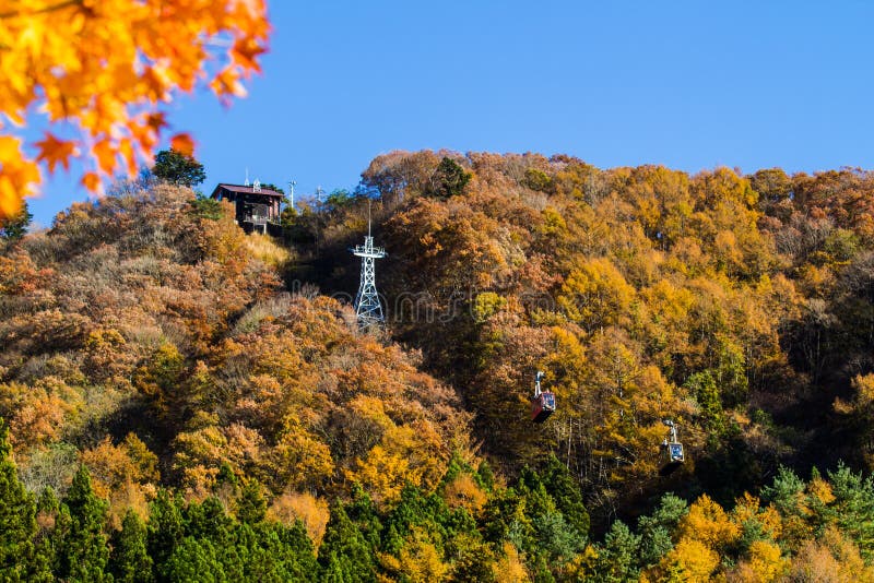 Mt. Kachi Kachi Ropeway stock image. Image of nature - 171849997