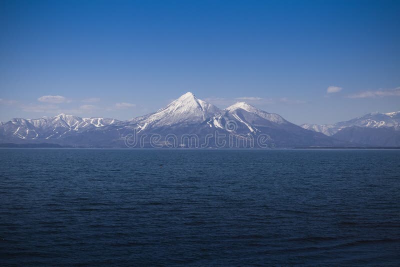 Mt Lago Bandai E Inawashiro Foto de archivo - Imagen de lago, districto ...