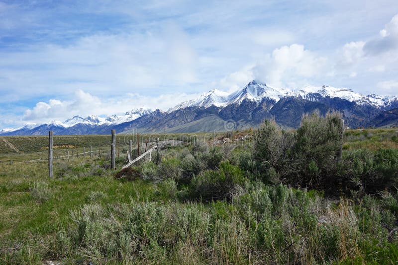 Mt. McCaleb - Mackay, Idaho Stock Image - Image of granite, mccaleb ...