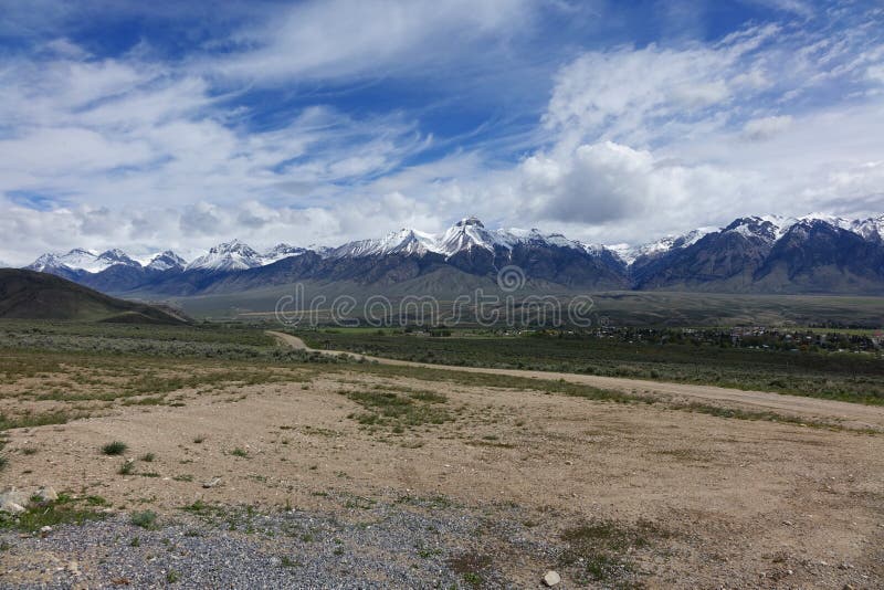 Mt. McCaleb - Mackay, Idaho Stock Photo - Image of granite, prairie ...