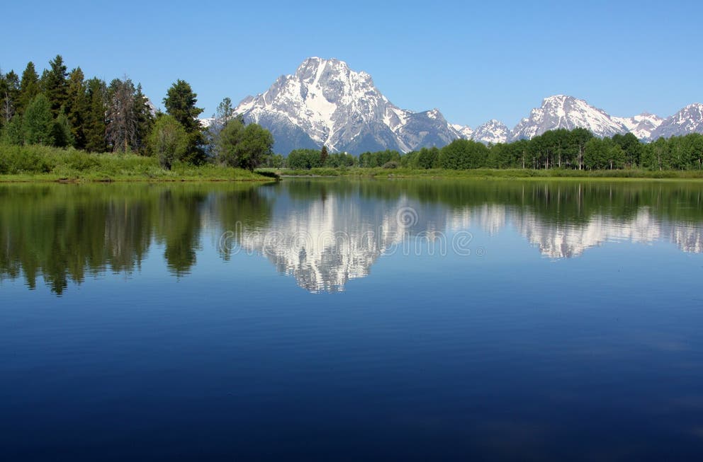 Mt.Moran stock image. Image of park, rocky, national - 22321047