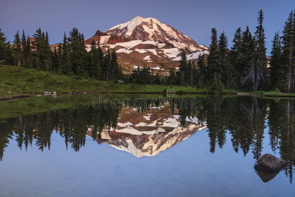 Mount Rainier Silhouette Stock Photos - Free & Royalty-Free Stock ...