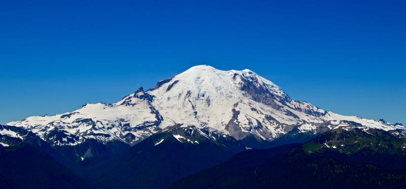 Mt. Rainier stock image. Image of view, mountain, national - 75559133