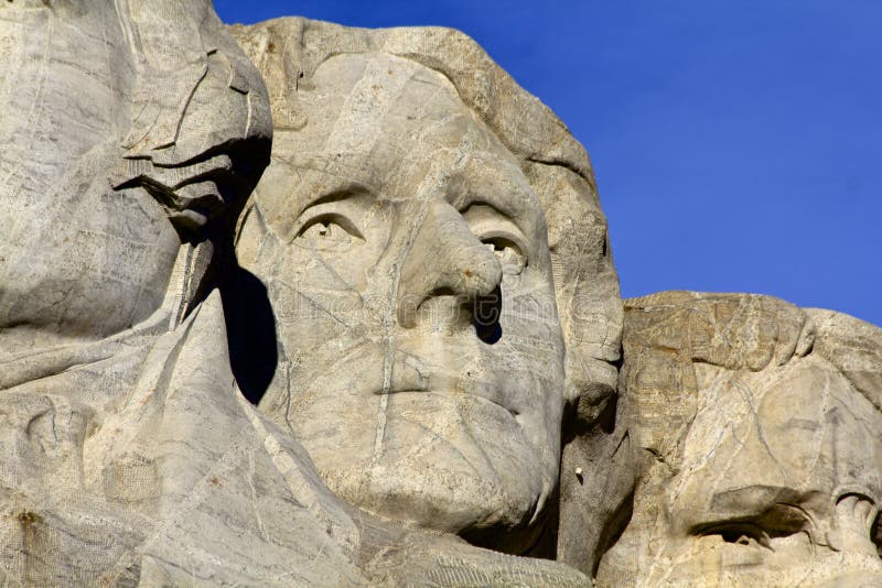 Mt. Rushmore Monument, Jefferson Stock Photo - Image of travel, iconic ...