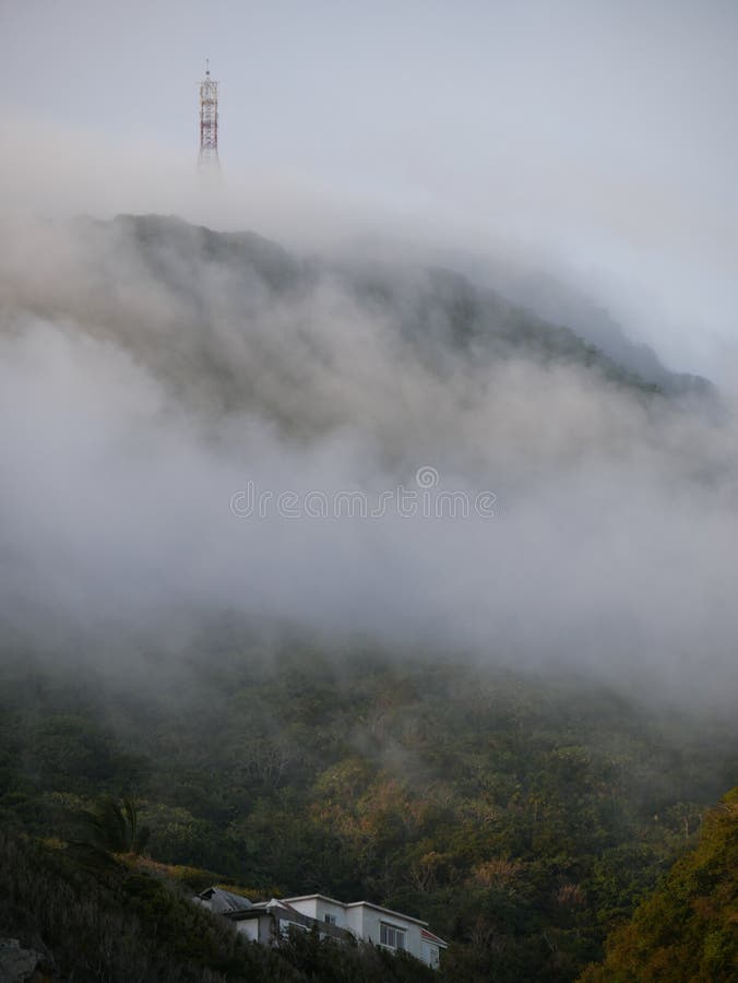 Mt Scenery, Saba stock photo. Image of saba, mountain - 88933498