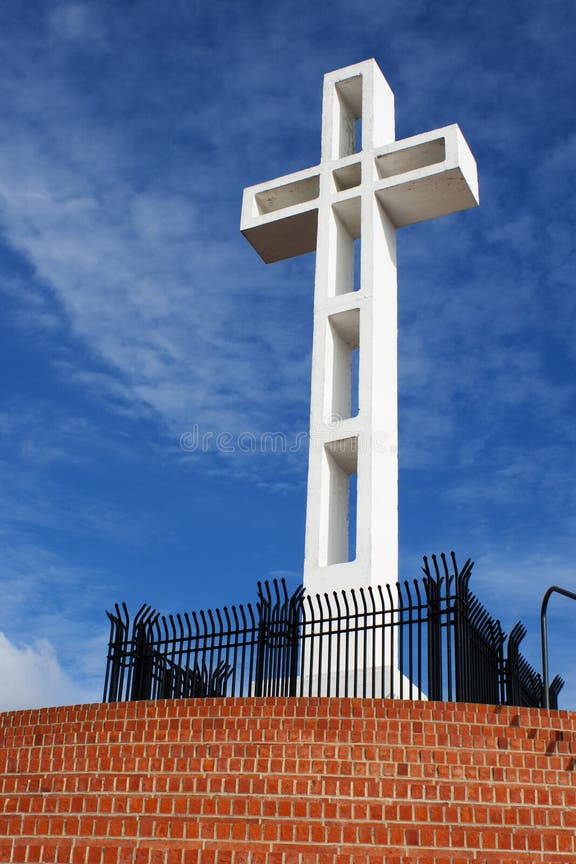 Mt Soledad cross red steps stock photo. Image of religious - 37693132