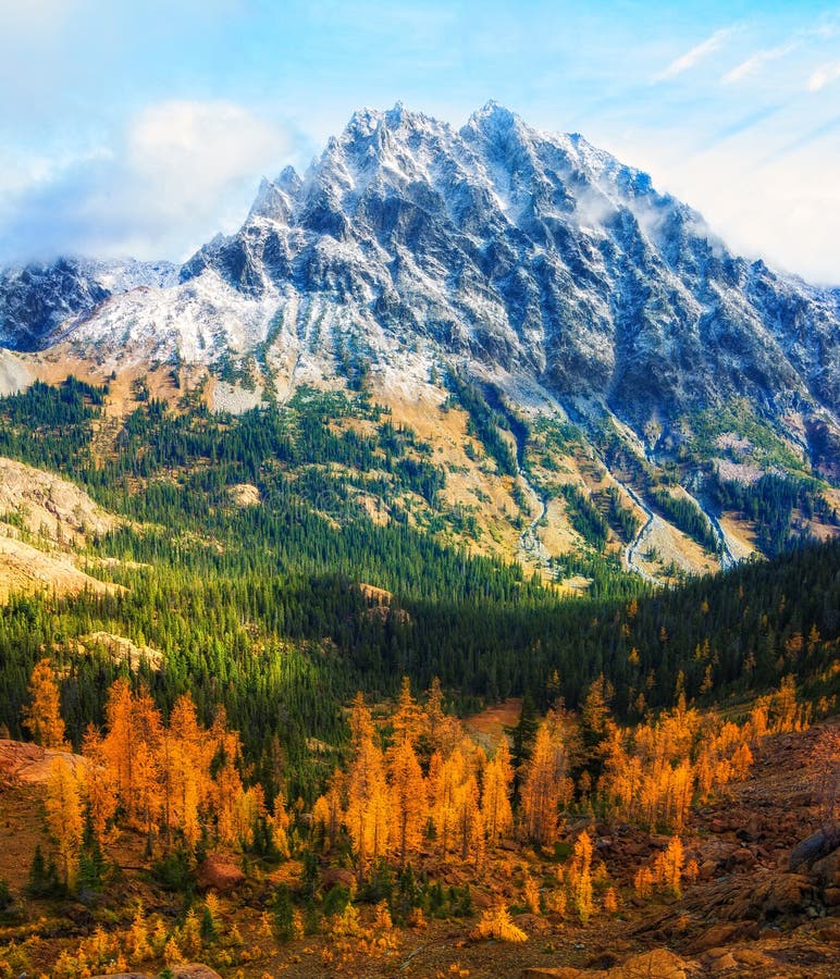 Mt. Stewart, Washington State Stock Photo - Image of stream, landscape ...