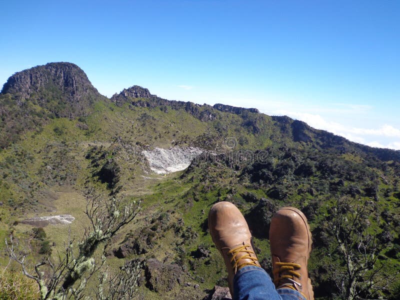 Mt.sumbing view stock image. Image of central, enjoy - 56964557