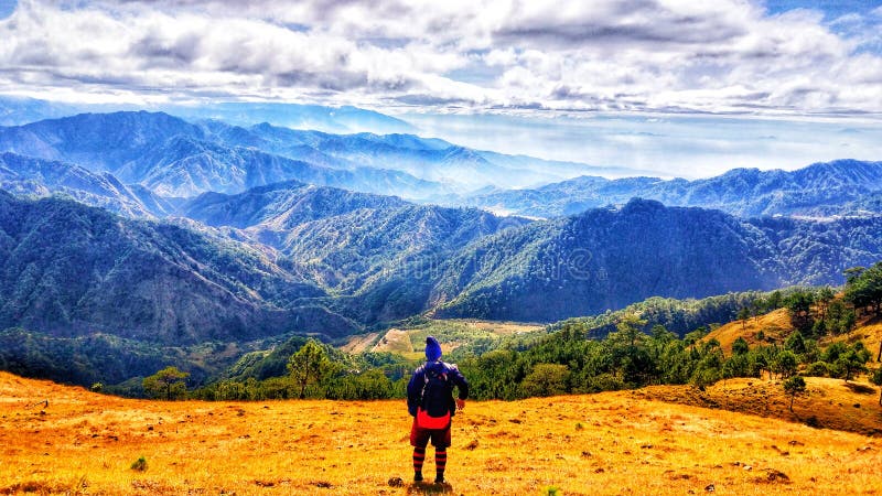 Mt Ulap stock image. Image of mount, mountains, cloudy - 64243401