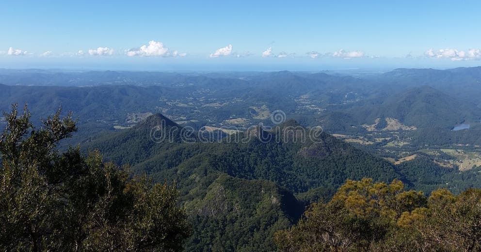 Mt Warning Australia stock image. Image of hill, landscape - 74351235