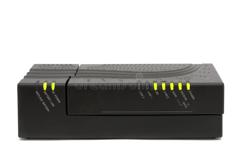 MTA cable modem stock image. Image of digital, coaxial - 781085
