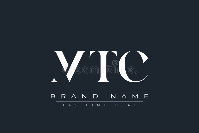 MTC Abstract Letter Logo Design Stock Vector - Illustration of element ...
