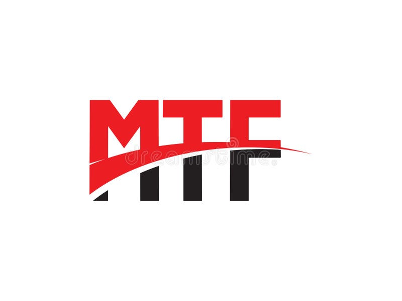 MTF Letter Initial Logo Design Vector Illustration Stock Vector ...