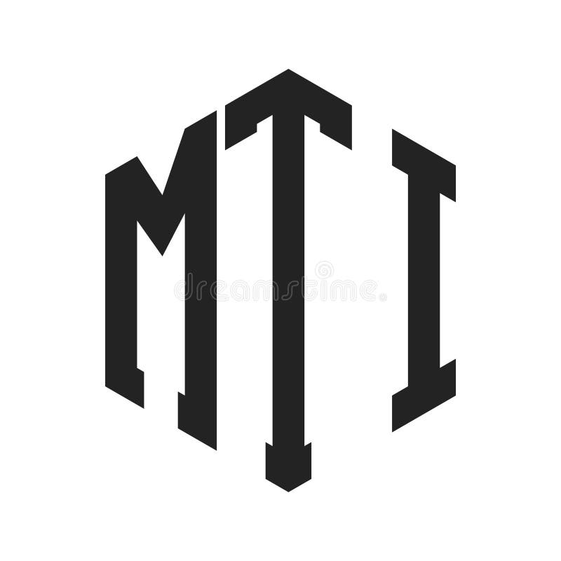 MTI Logo Design. Initial Letter MTI Monogram Logo Using Hexagon Shape ...