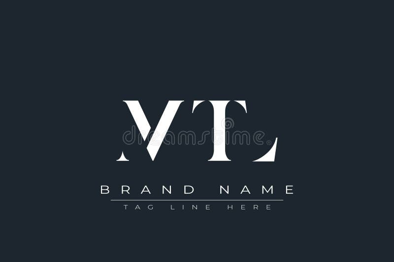 MTL Abstract Letter Logo Design Stock Vector - Illustration of concept ...