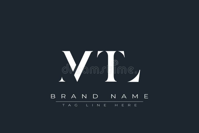 MTL Abstract Letter Logo Design Stock Vector - Illustration of concept ...