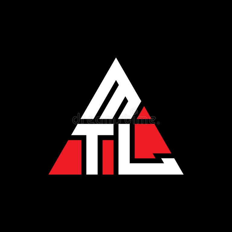 MTL Triangle Letter Logo Design with Triangle Shape. MTL Triangle Logo ...