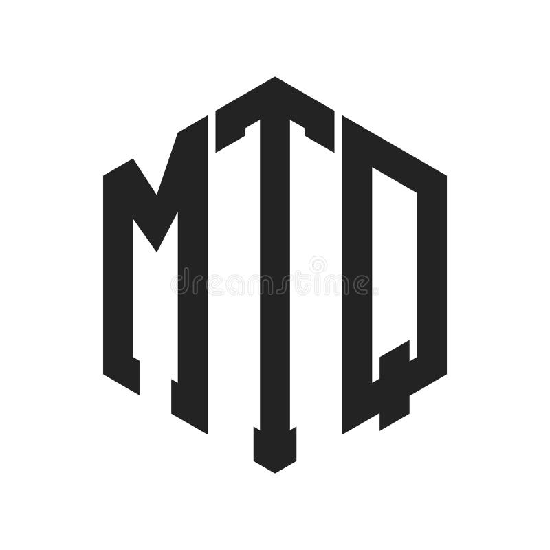 MTQ Logo Design. Initial Letter MTQ Monogram Logo Using Hexagon Shape ...
