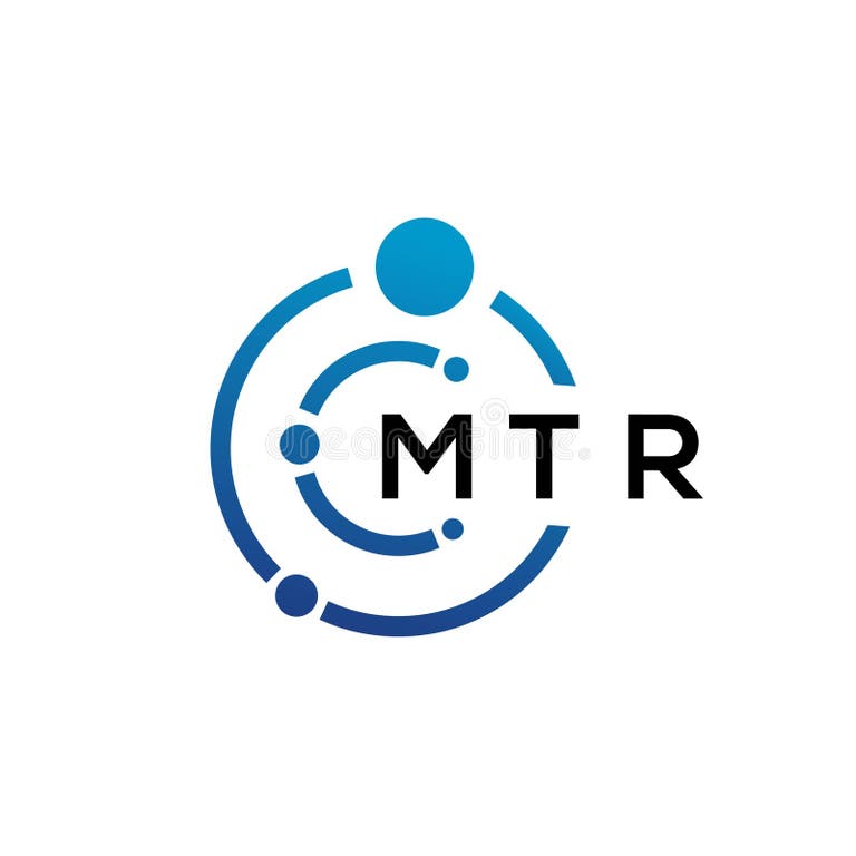 MTR Letter Technology Logo Design on White Background. MTR Creative ...