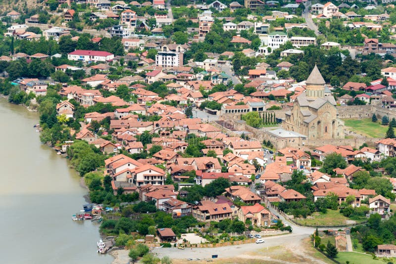 Holy City of Mtskheta View from Jvari Monastery in Mtskheta, Mtskheta ...