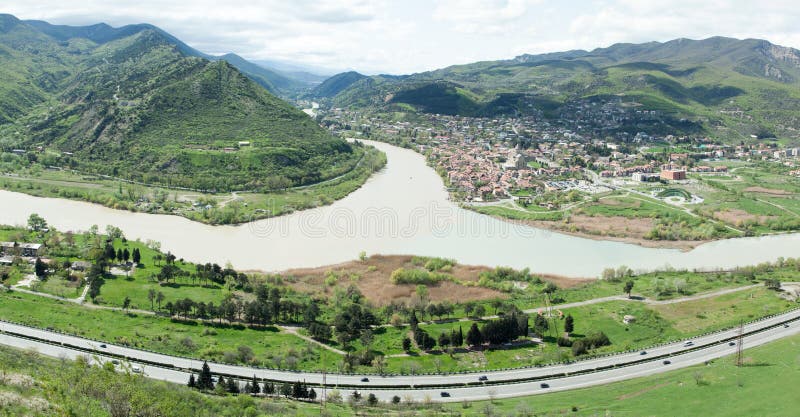 Mtskheta the Oldest City in Georgia Stock Image - Image of city, asia ...