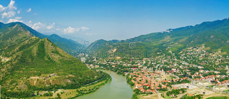 Mtskheta view stock image. Image of architecture, mtsheta - 36447599