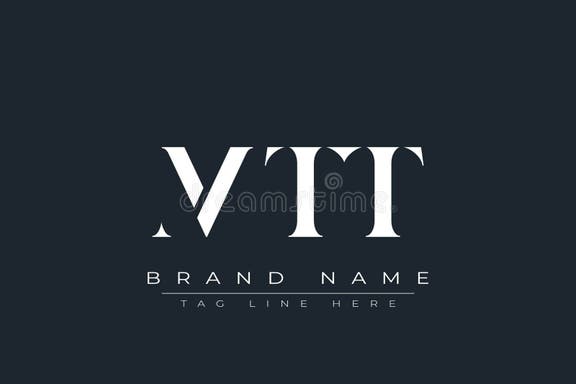 MTT Abstract Letter Logo Design Stock Vector - Illustration of ...