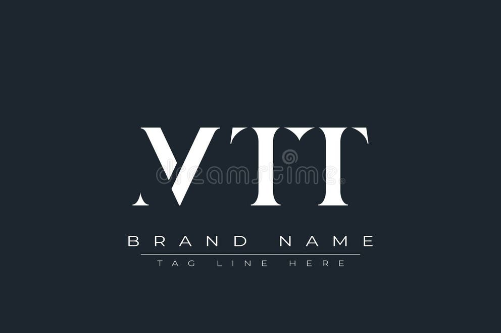 MTT Abstract Letter Logo Design Stock Vector - Illustration of ...