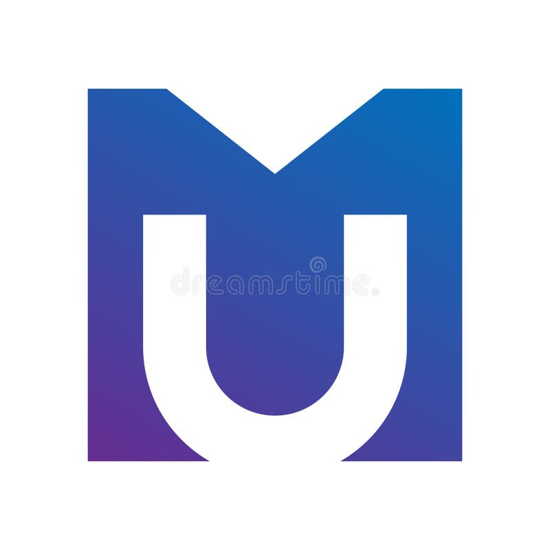 MU Iconic Logo Design for Your Brand Stock Vector - Illustration of ...
