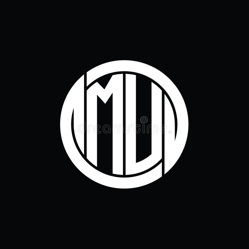 MU Logo Monogram Shield Inside Circle Shape Vector Images Design ...