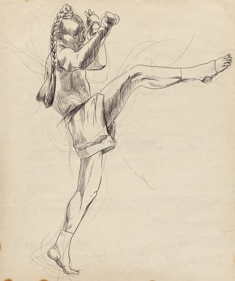 Kickboxing Stock Illustrations – 8,902 Kickboxing Stock Illustrations ...