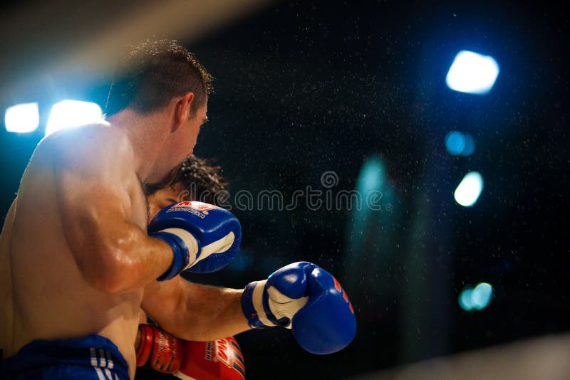 Muay Thai Women Boxers Kick Sweat Editorial Stock Image - Image of arts ...