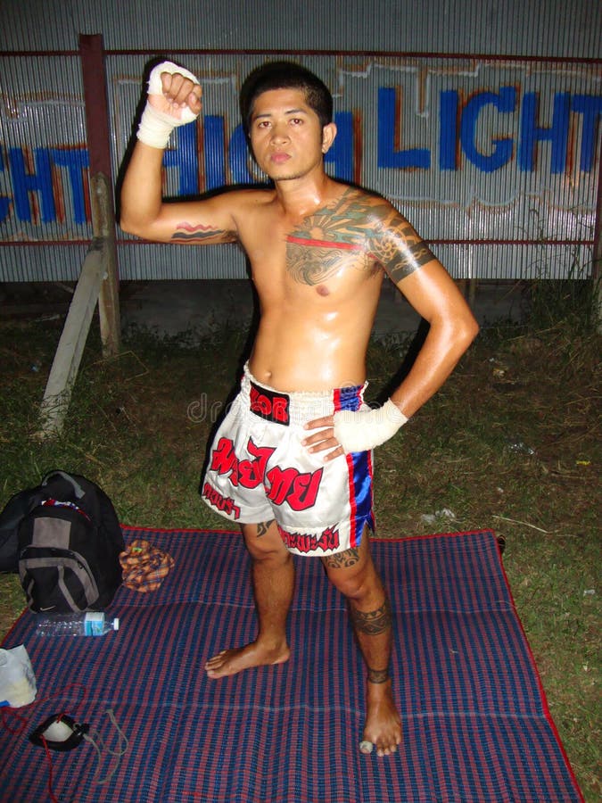 Muay Thai Fighters. editorial stock image. Image of fighter - 36981344