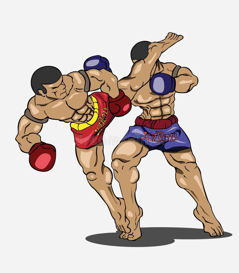 Muay Thai : Wai Khru Muai Thai Stock Vector - Illustration of hand ...
