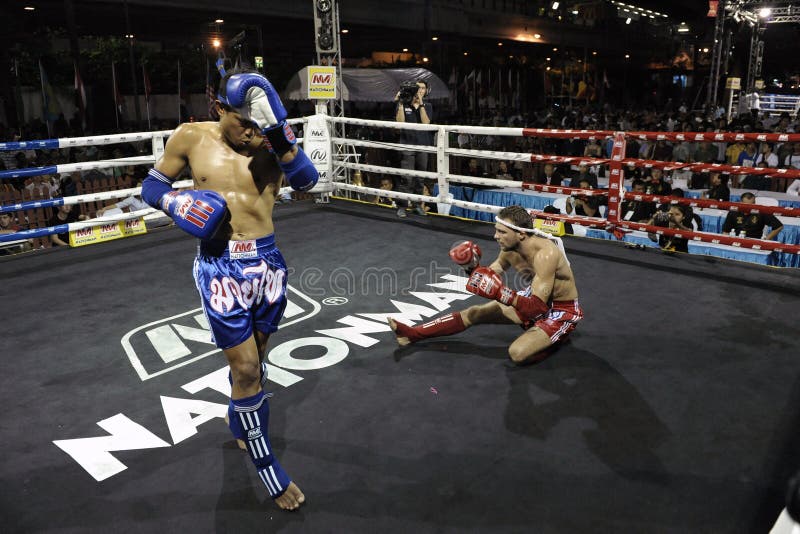 Muay Thai Match editorial photo. Image of dangerous, bout - 24602096