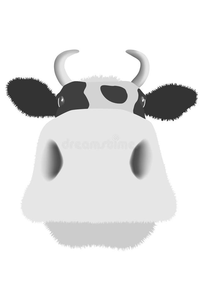 Mucca illustrazione vettoriale. Illustrazione di agricoltura - 12006338