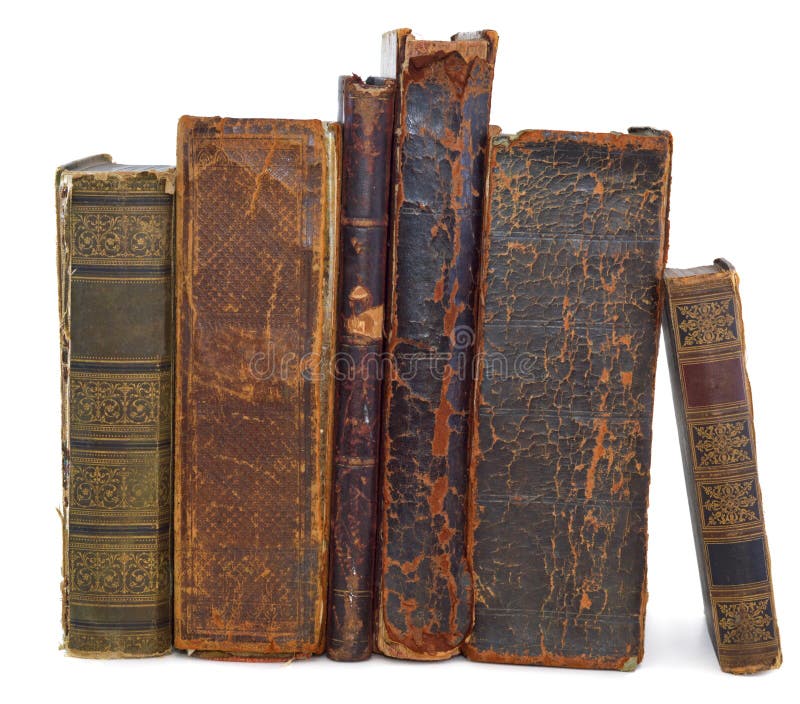 Vecchi libri verticali fotografia stock. Immagine di fava - 30212764