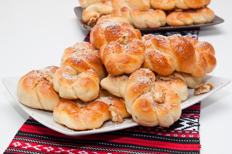 Mucenici: Biscotti Tradizionali Rumeni Immagine Stock - Immagine di ...