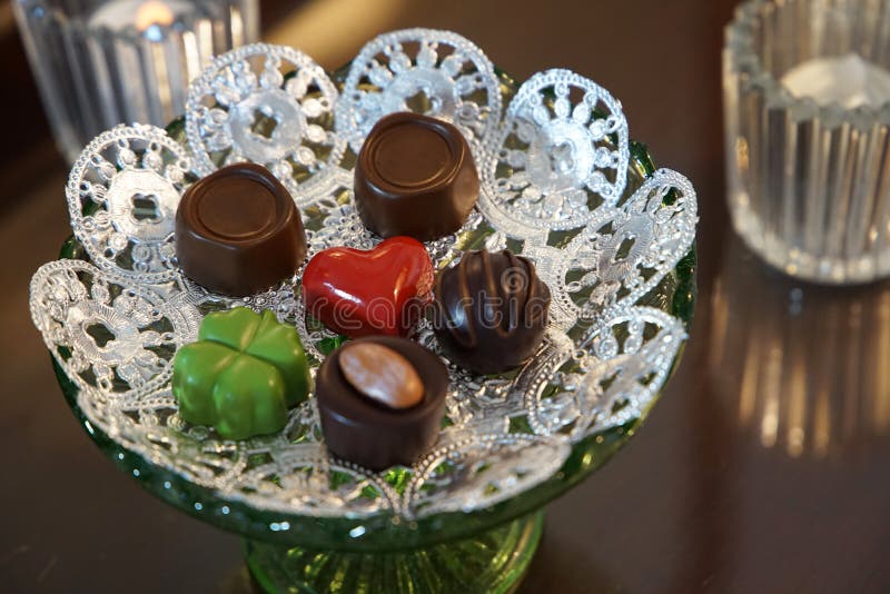 Chocolate on the table stock image. Image of scene, chocolate - 143979871