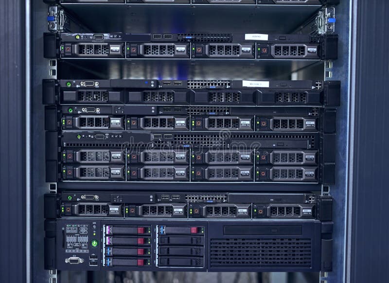 So Much Data. Cropped Shot of the Inside of a Computer with All of Its ...