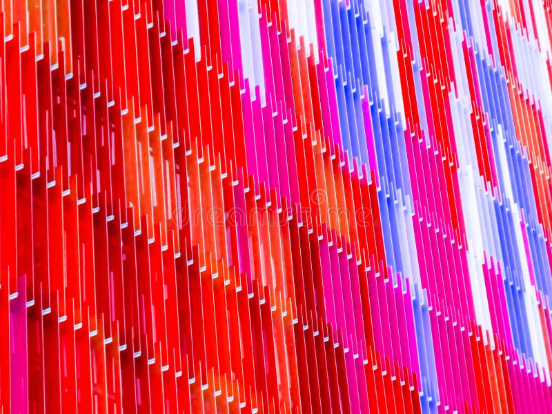 Much Red of Acrylic Sheets Interior Outdoor Outside Stock Photo - Image ...