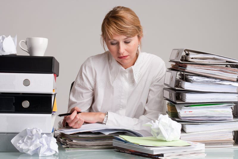 So much work stock photo. Image of coffe, business, briefcases - 14268680