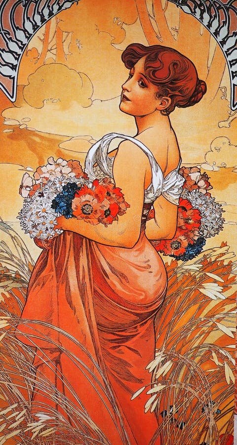 The Mucha Summer Tapestry is from the Four Seasons Designs Alphonse ... The Mucha Summer Tapestry is from the Four Seasons Designs Alphonse ...