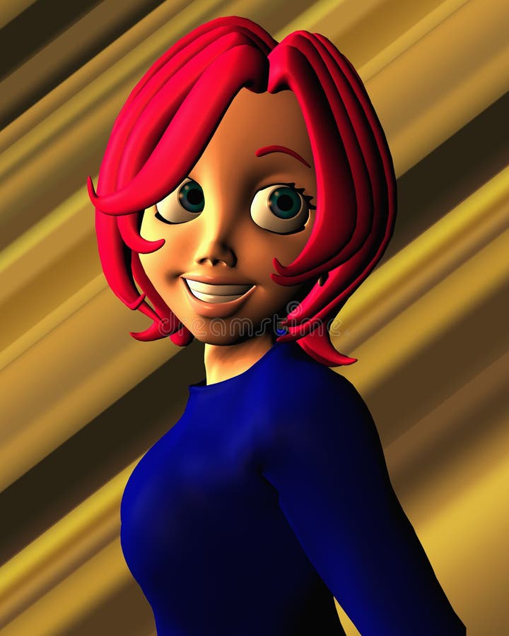 Sonrisa dentuda grande stock de ilustración. Ilustración de mascota ...