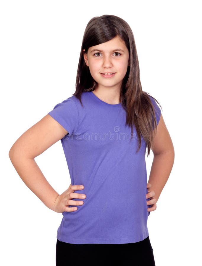 Muchacha Adorable Del Preadolescente Foto de archivo - Imagen de fondo ...