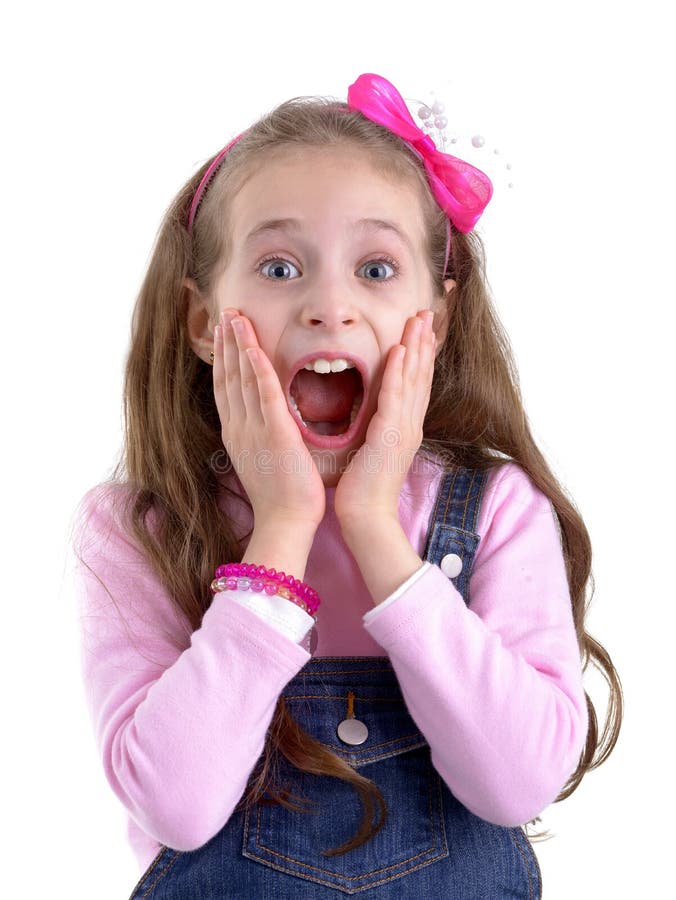 Muchacha asustada imagen de archivo. Imagen de emociones - 41081187