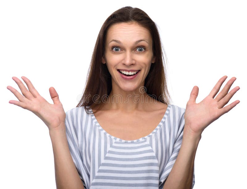 Persona Diversa Bonita Sorprendida Foto de archivo - Imagen de ...